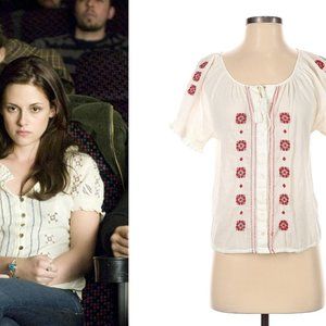 Joie | Tops | Twilight Bella Swan Embroidered Blouse Top Alt Color Rare ...